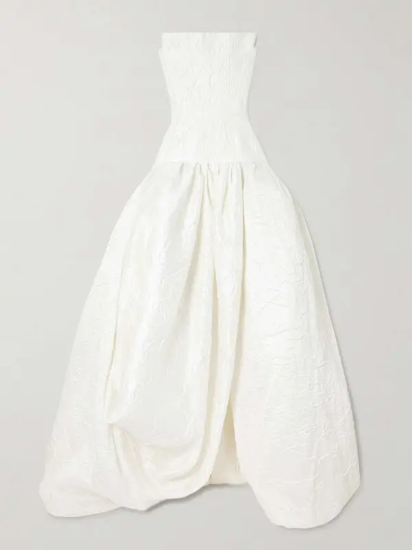 Maticevski Harlequin Strapless Gown
