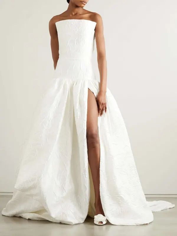 Maticevski Harlequin Strapless Gown