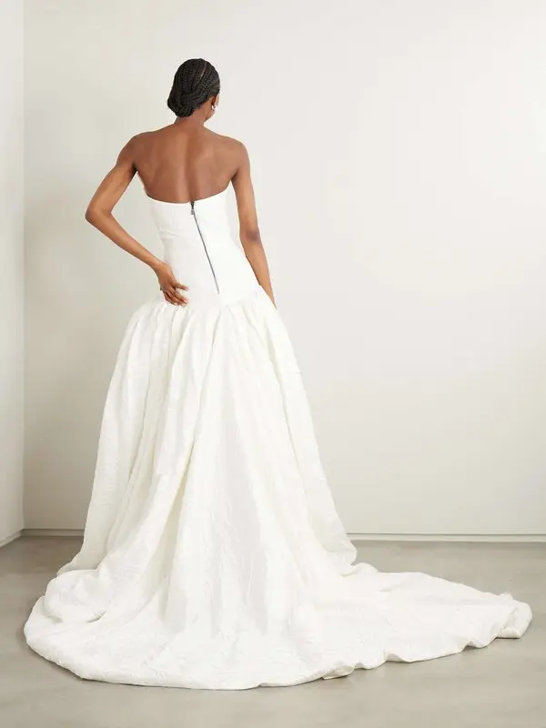 Maticevski Harlequin Strapless Gown