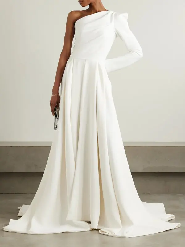 Maticevski Audacity One-sleeve Gown
