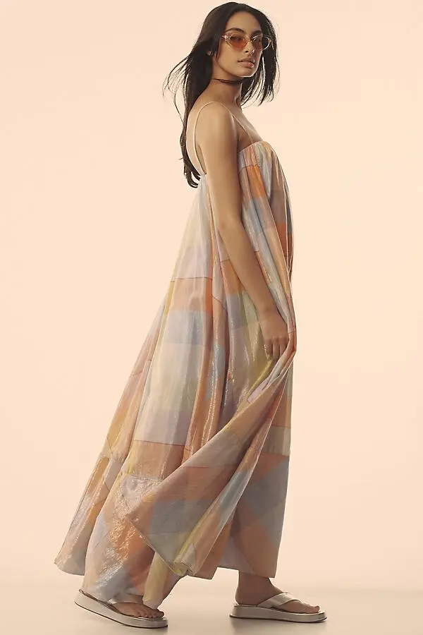 tie dye maxi dress strapless Sandra Maxi Dress