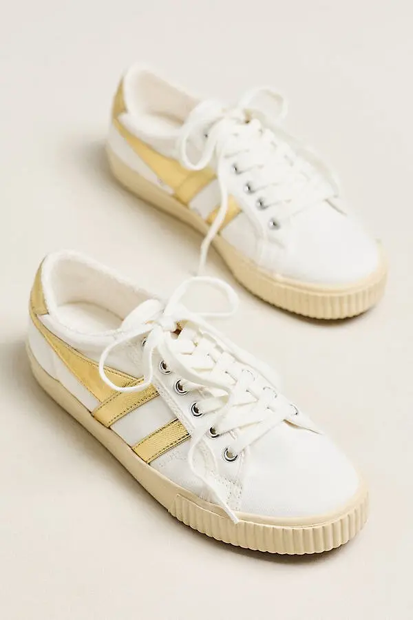 Gola Tennis Mark Cox Sneakers - Off White/gold