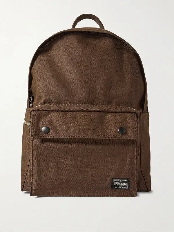 PORTER-YOSHIDA & CO Smoky Cordura® Cotton Backpack - Brown