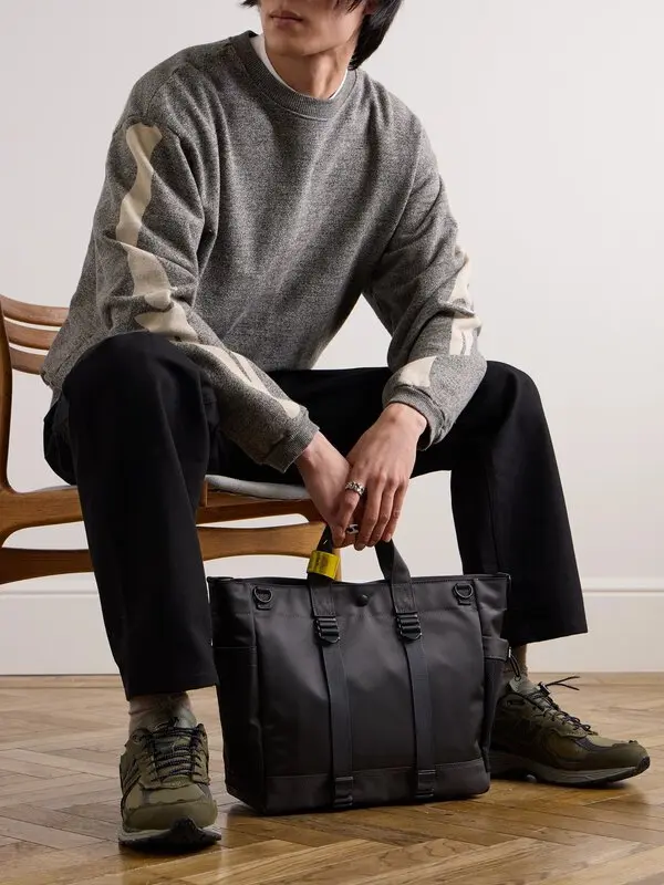 PORTER RIDE ライド 2WAY TOTE BAG ポーター Porter-Yoshida & Co Potr Ride 2way Tote Bag - Black | Editorialist