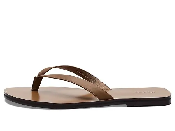 Madewell Greene Thong Slide Sandals - Brown