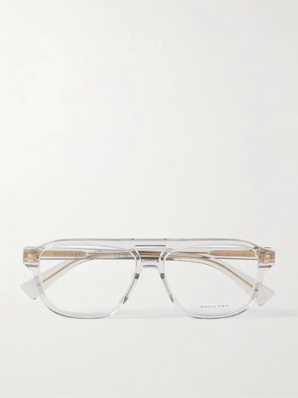 Bottega Veneta Aviator-style Optical Glasses - Gray