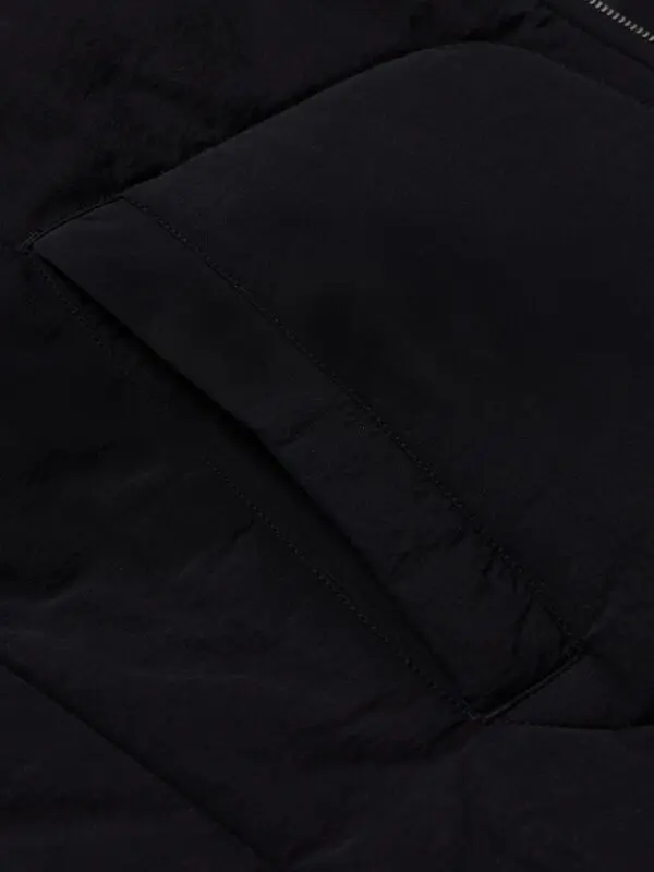 Mr P. Reversible Padded Wool-blend Gilet