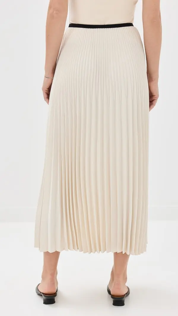 Jenni Kayne Pleated Midi Skirt - Ivory