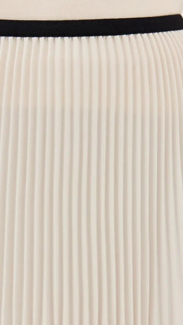 Jenni Kayne Pleated Midi Skirt - Ivory