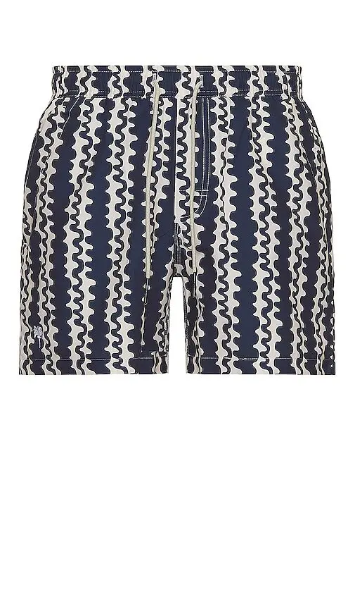 Oas Scribble Board/boxer Short - Blue