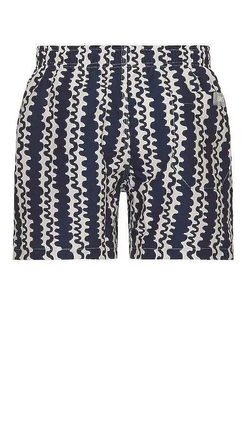 Oas Scribble Board/boxer Short - Blue