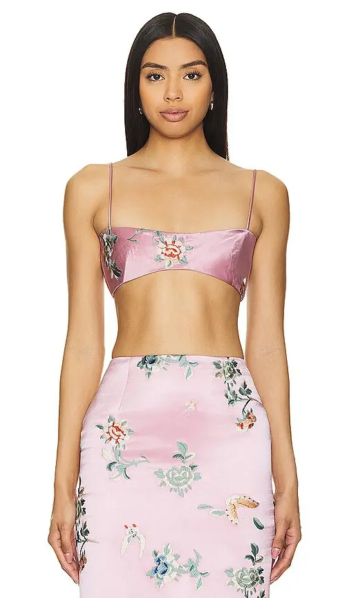 KIM SHUI Embroidered Bralette