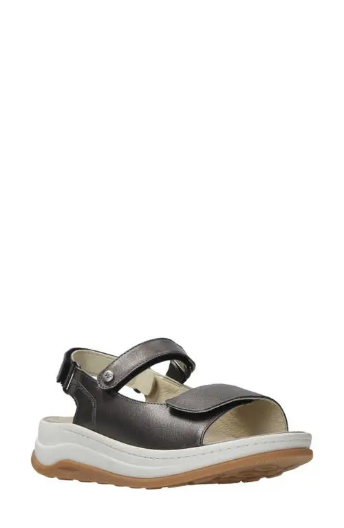 WOLKY Adura Slingback Platform Sandals - Inox Biocare