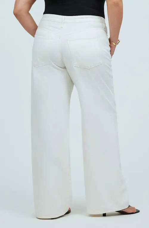 Madewell Drawstring High Waist Superwide Leg Jeans