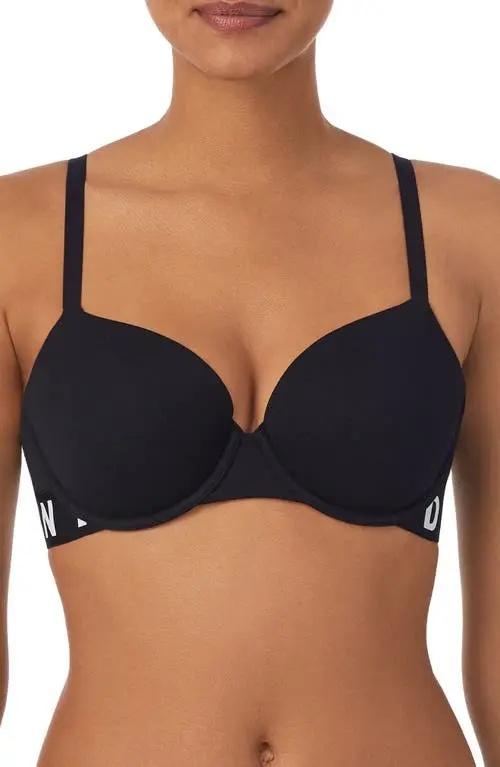 Dkny Cozy Boyfriend T-shirt Bra - Black