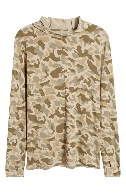 FREE FLY Upf 50+ Hoodie - Barrier Island Camo