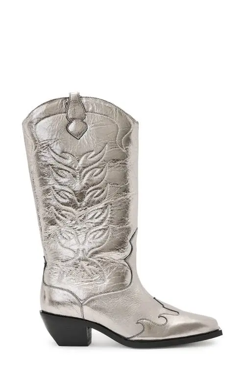 ALLSAINTS Dolly Cowboy Boot - Gunmetal Grey