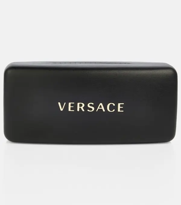Versace Greca Embellished Oversized Sunglasses