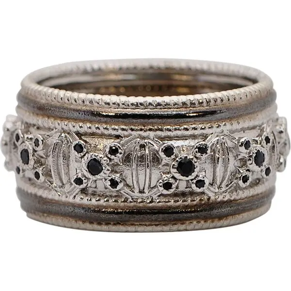 Armenta Romero Wide Band Ring - Silver