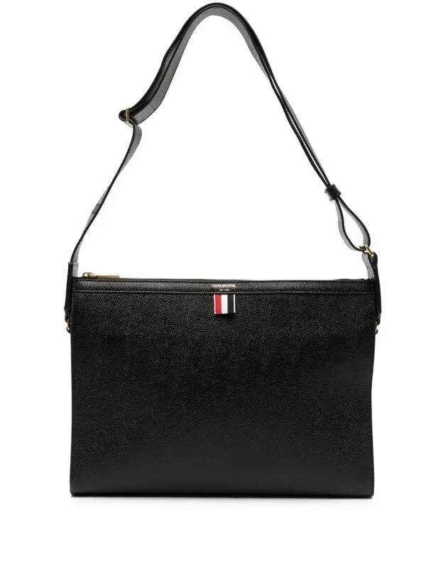 Thom Browne 4-bar Leather Crossbody Bag