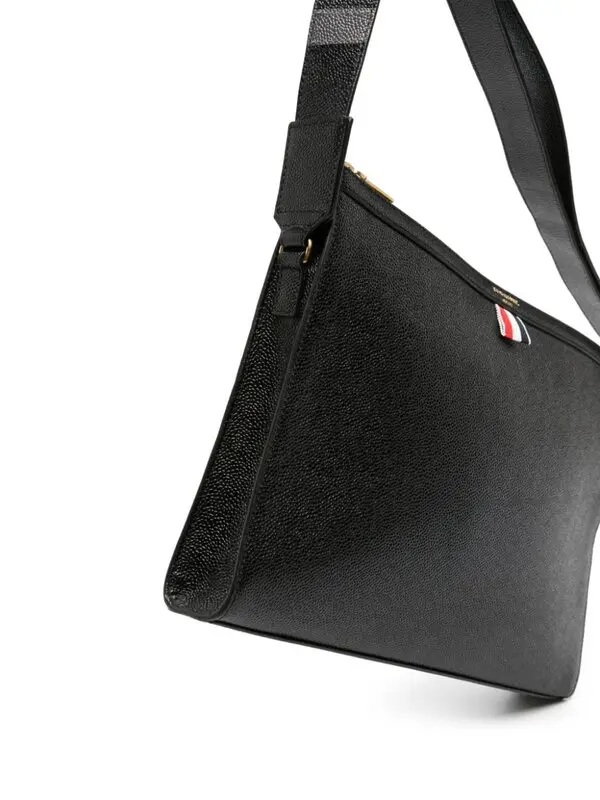 Thom Browne 4-bar Leather Crossbody Bag