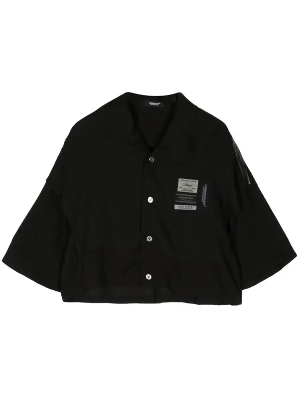 Undercover Name-tag Button-up Shirt