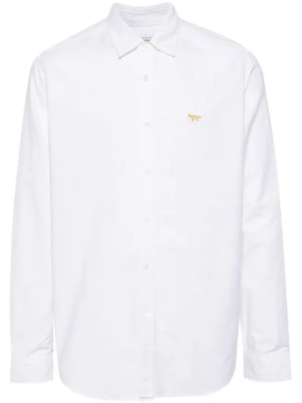 Junya Watanabe X Maison Kitsuné Logo-embroidered Shirt