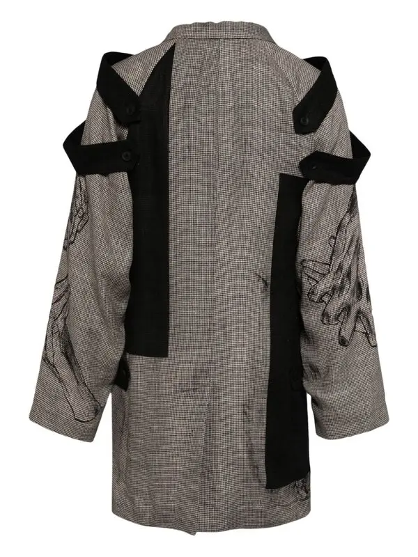 Yohji Yamamoto Layered Linen Blazer