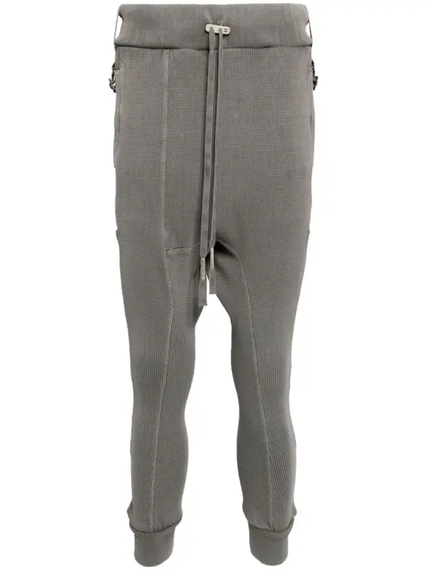 Boris Bidjan Saberi Drop-crotch Cotton-blend Track Pants - Green
