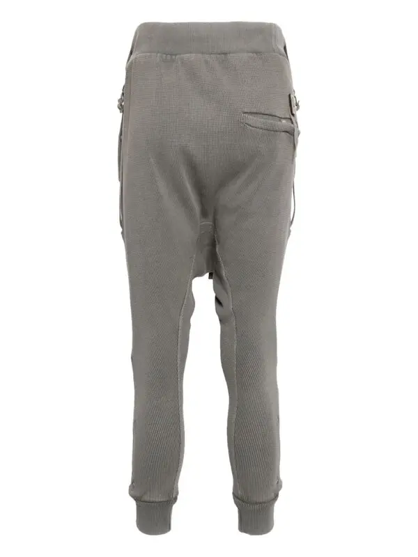 Boris Bidjan Saberi Drop-crotch Cotton-blend Track Pants - Green