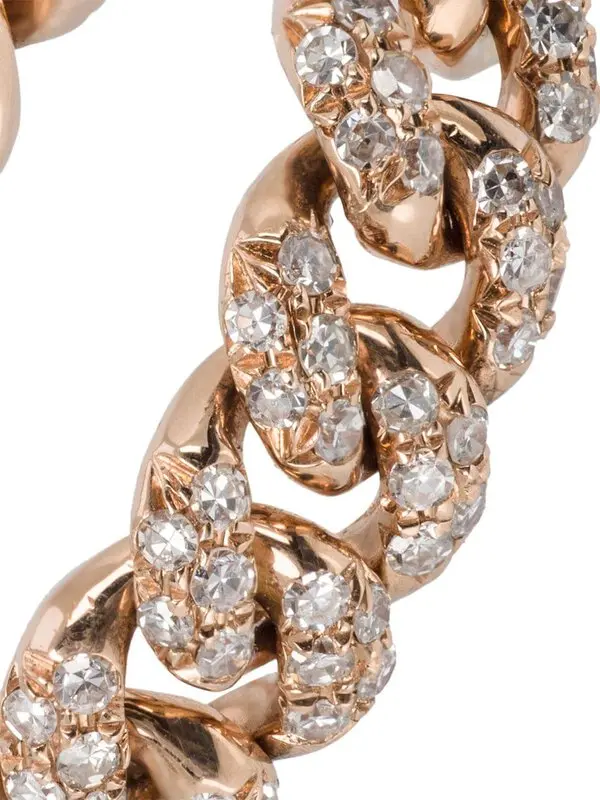 Shay Essential Diamond Chain Link Ring - Metallic