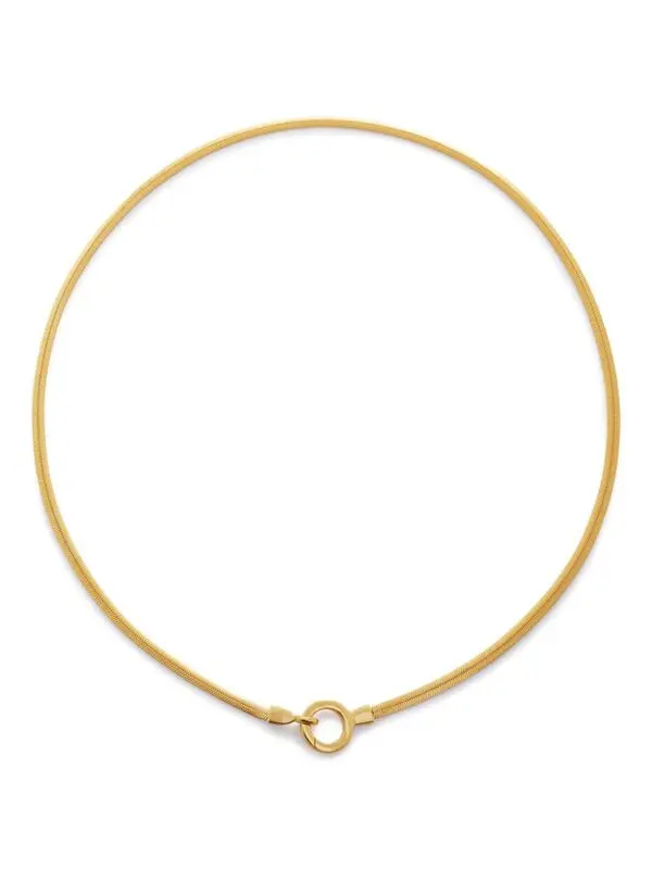 Monica Vinader Snake Chain Necklace - Gold