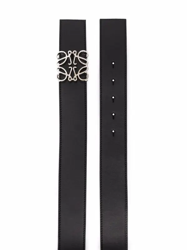 Loewe Anagram Buckle Leather Belt