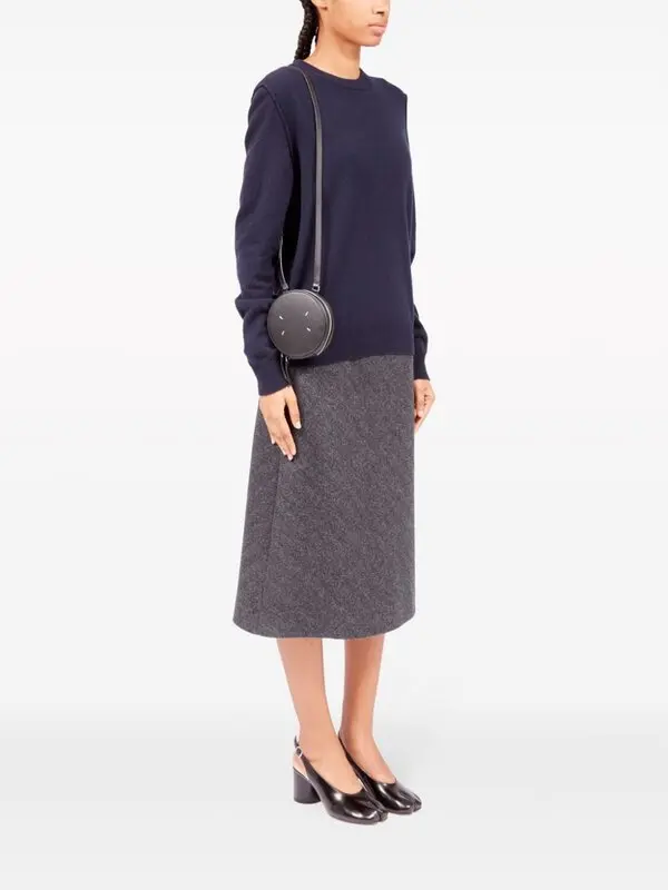 MAISON MARGIELA Micro Circle Shoulder Bag - Black