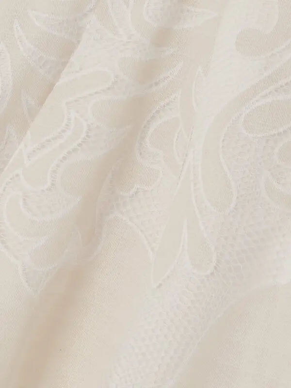 Borgo De Nor Gwen Lace And Voile Shorts