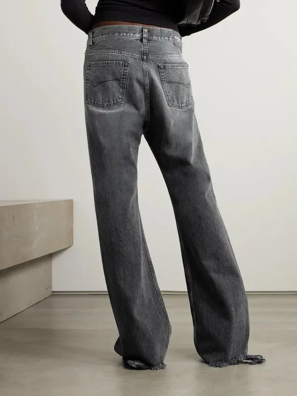 Balenciaga Distressed Boyfriend Jeans