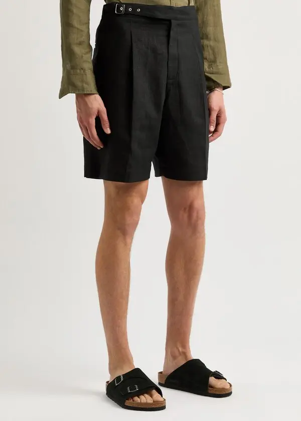 GUSARI Côte D'azur Linen Shorts