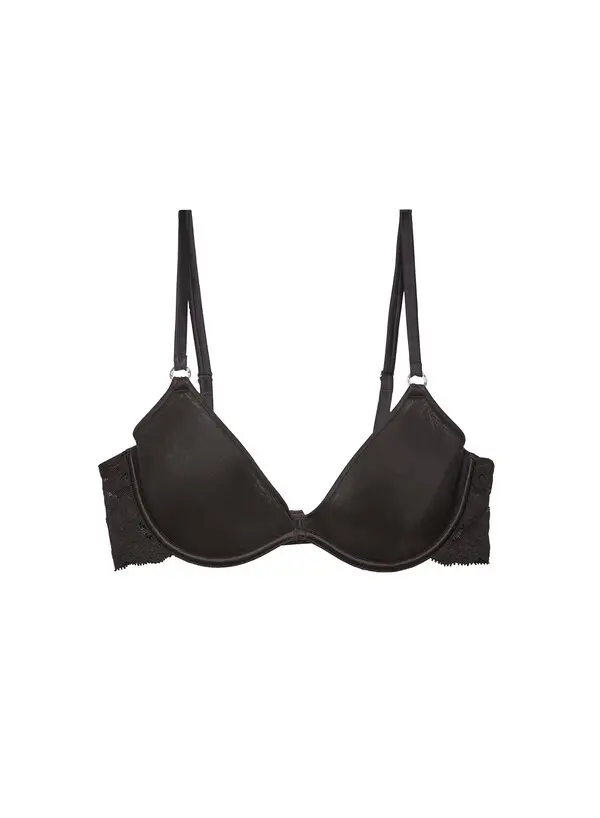 Fleur Du Mal Charlotte Convertible Spacer Bra - Black