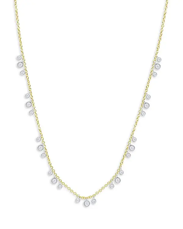 Meira T 14k Yellow Scattered Diamonds Necklace - Gold