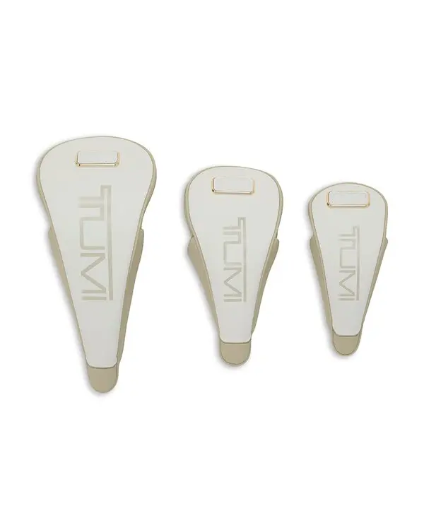 Tumi Golf Club Cover Set 3 Pk - Off White/ Tan