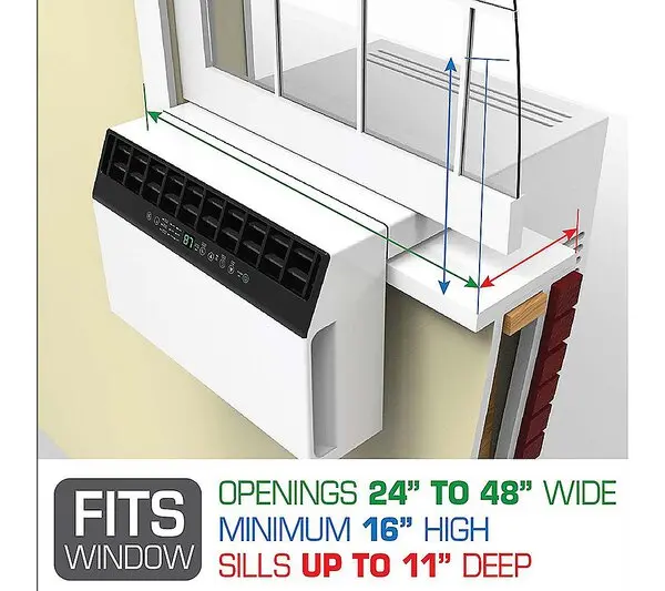 SOLEUS 8k Btu 3-in-1 W/ Wi-fi Split Window Air Conditioner