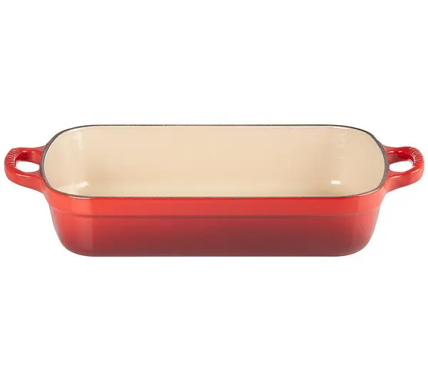 LE CREUSET 5.25 Qt. Signature Rectangular Roas Ter - One-color