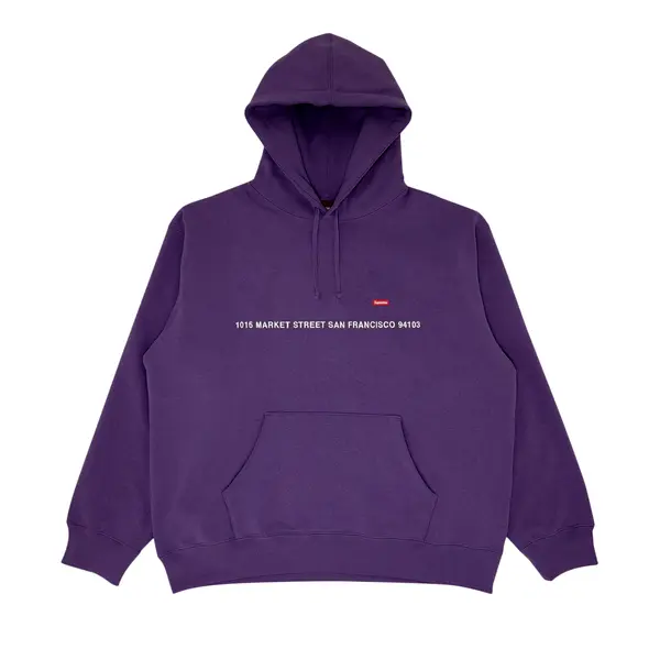 Supreme Shop Small Box Hooded Sweatshirt - Purple