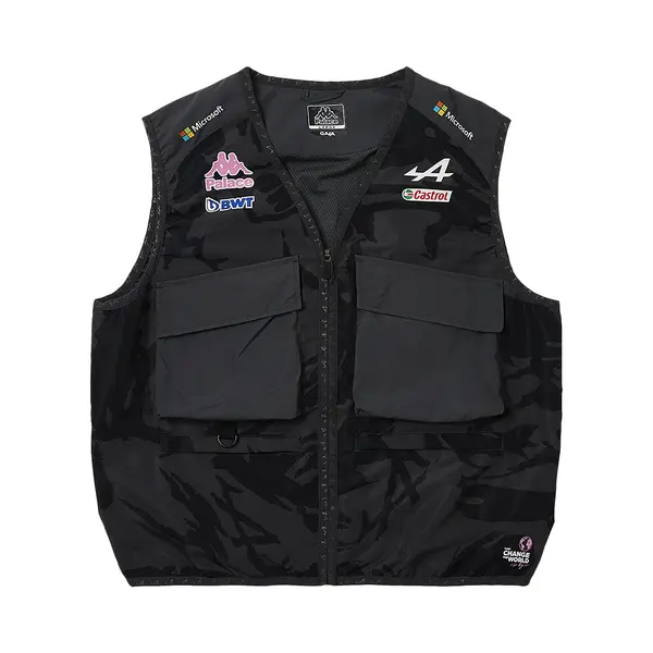 PALACE X Kappa For Alpine Pit Vest - Black