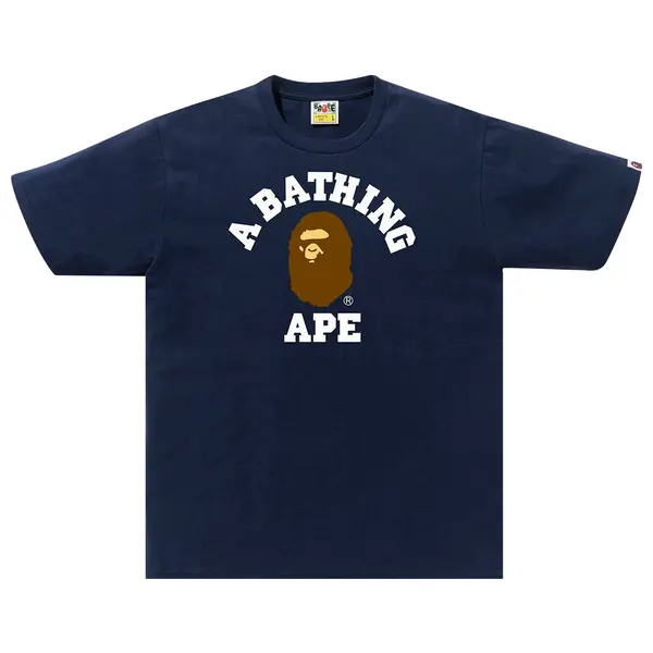 A BATHING APE College Tee 'navy - Blue