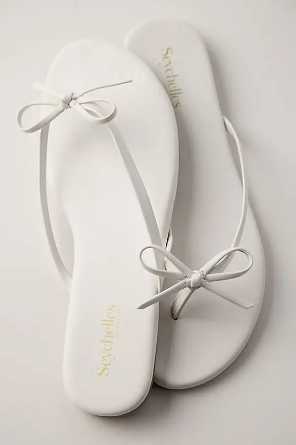 Seychelles Miley Bow Sandals - White