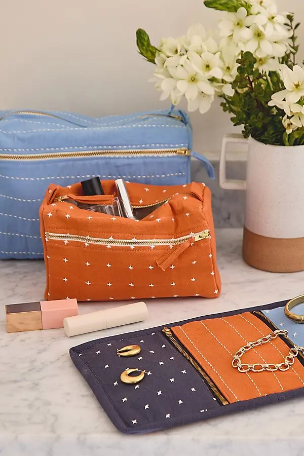 ANCHAL Toiletry Bag - Apricot