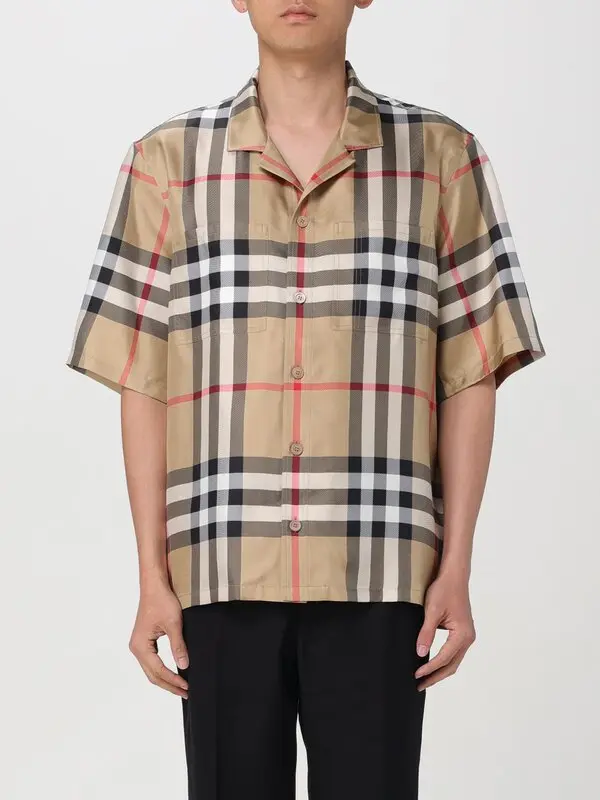 Burberry Silk Shirt With Vintage Check Print