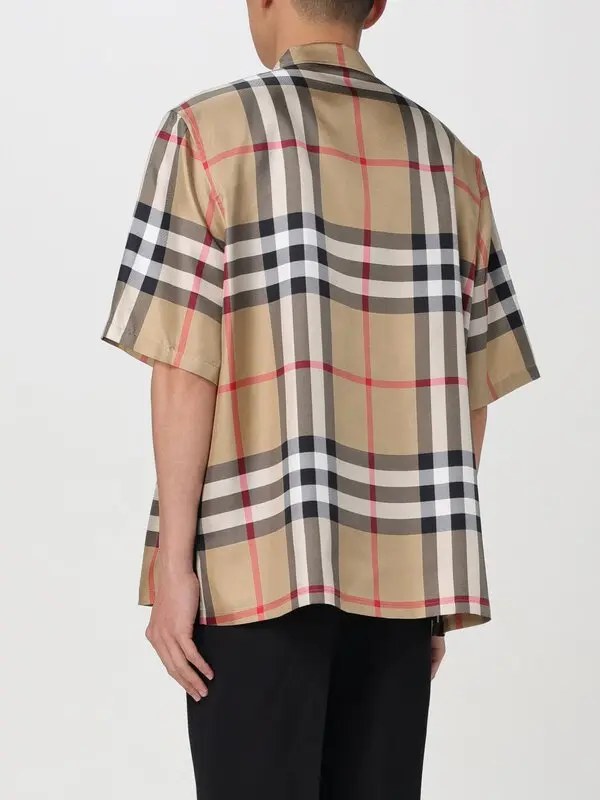 Burberry Silk Shirt With Vintage Check Print