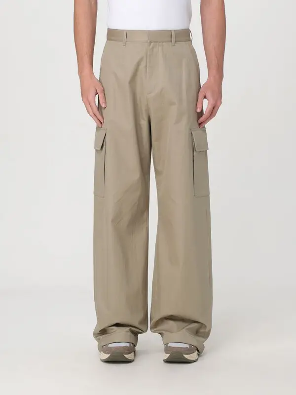 Off-White Trousers - Beige